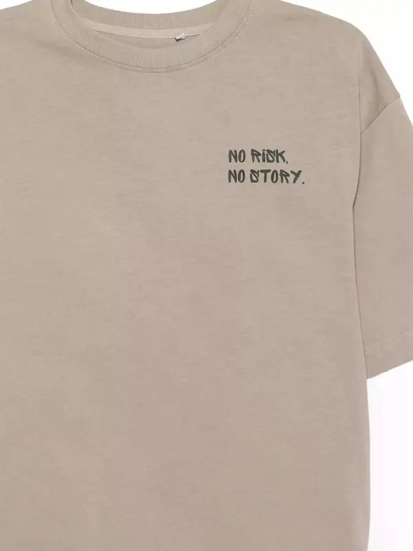 GEORGE. George Slogan Print Drop Shoulder T-shirt