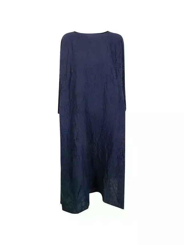 DANIELA GREGIS Crinkled Finish Dress - Blue
