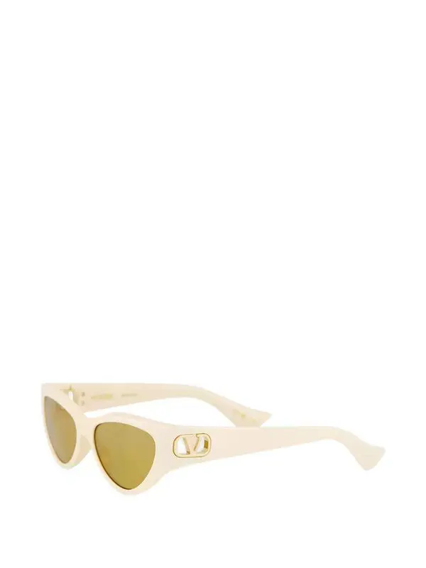 Valentino Garavani Vlogo Cat-eye Sunglasses - Neutrals