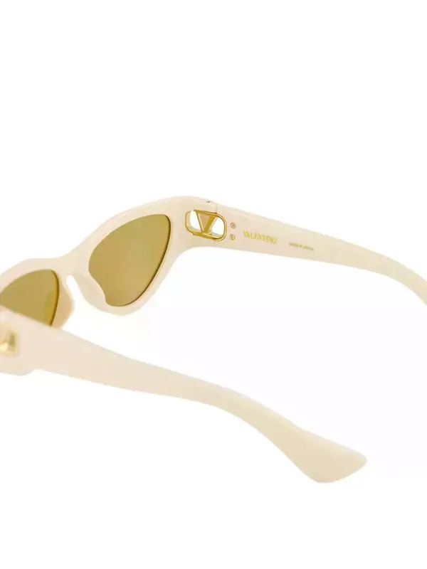 Valentino Garavani Vlogo Cat-eye Sunglasses - Neutrals