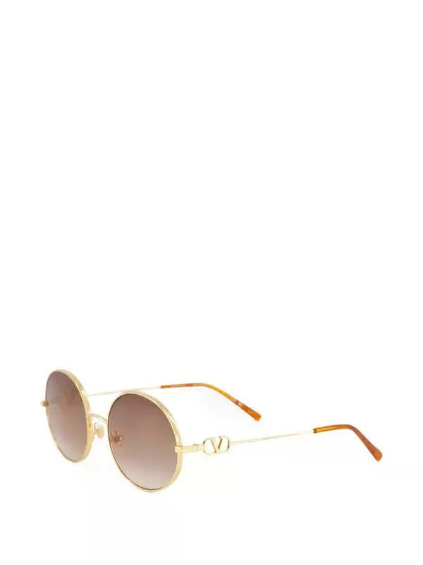 Valentino Garavani Vlogo Signature Round-frame Sunglasses