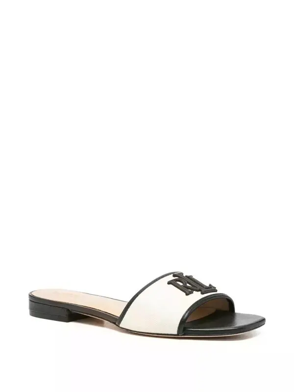 Ralph Lauren Everley Logo-plaque Sandals