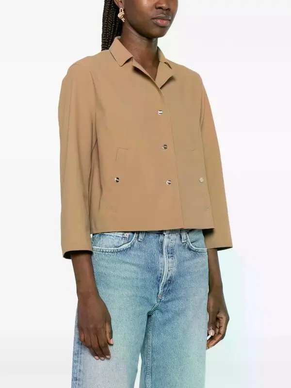 Herno Press-stud Fastening Spread-collar Jacket