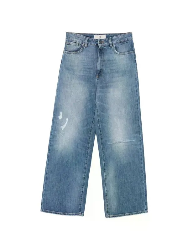 PT TORINO Miley Wide-leg Jeans - Blue