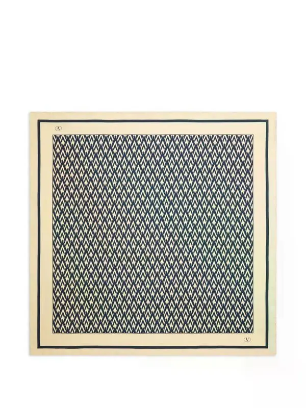 Valentino Garavani Toute La V Silk Scarf