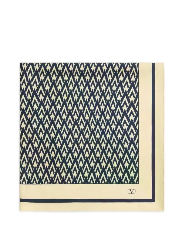 Valentino Garavani Toute La V Silk Scarf