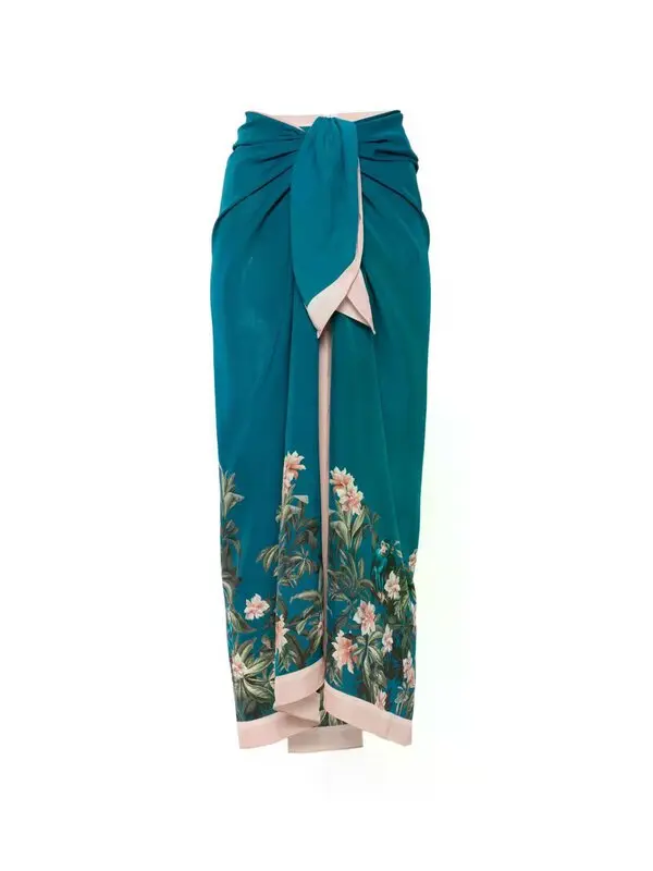 MAZZEI Tropical-print Wrap Sarong