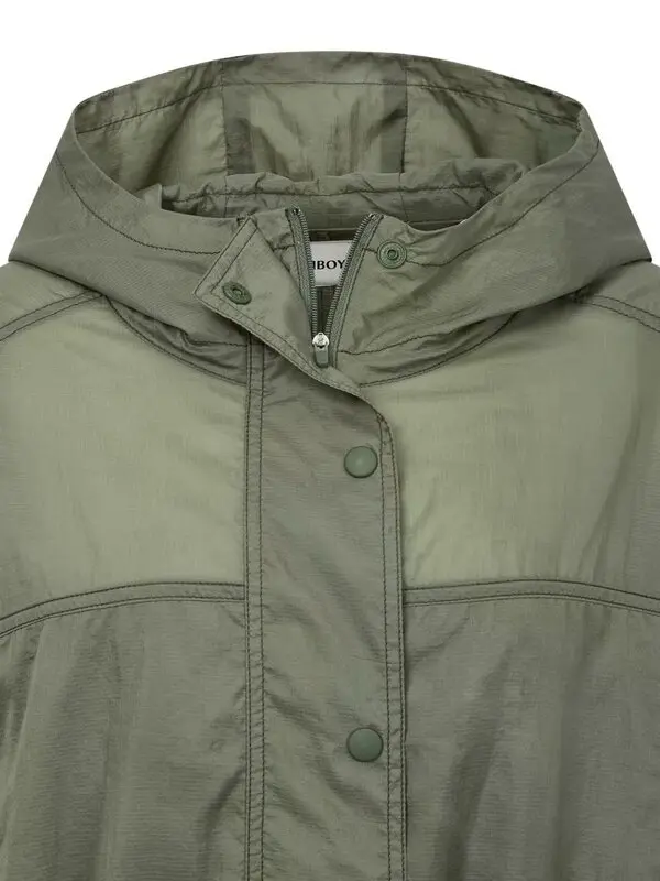 STUDIO TOMBOY Hooded Panelled Oversized Jacket