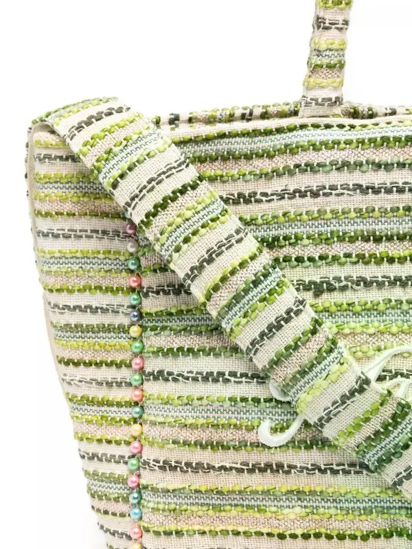 MARC ELLIS Large Striped Tote Bag