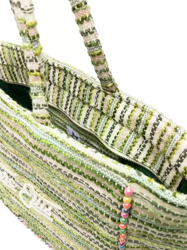 MARC ELLIS Large Striped Tote Bag