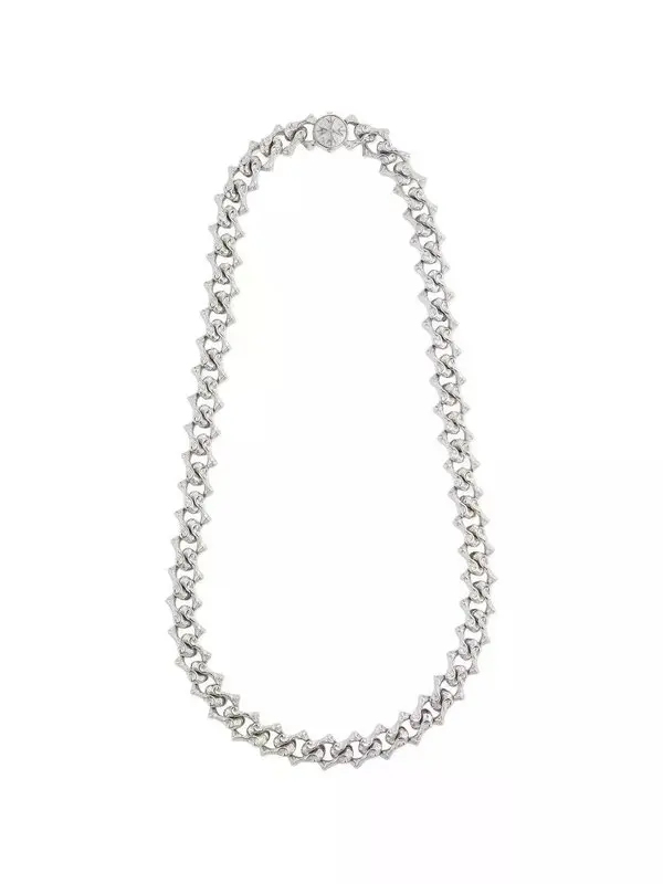 Emanuele Bicocchi Arabesque Sharp Chain Necklace - Silver