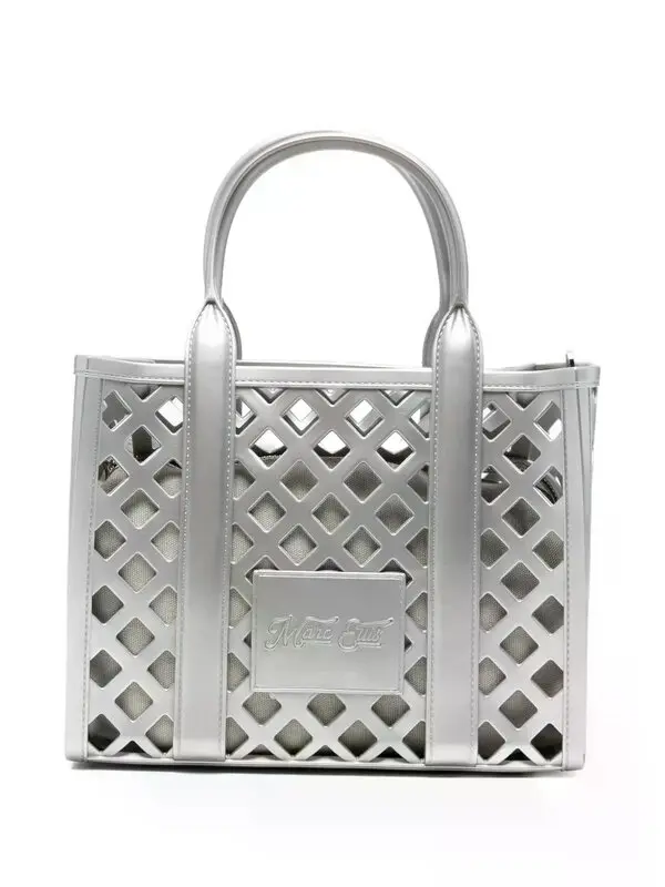 MARC ELLIS Flat Plot Tote Bag - Silver