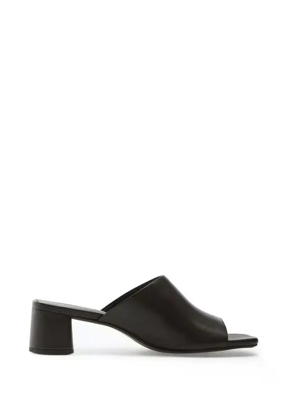 VAGABOND SHOEMAKERS Leather Heeled Mules - Black