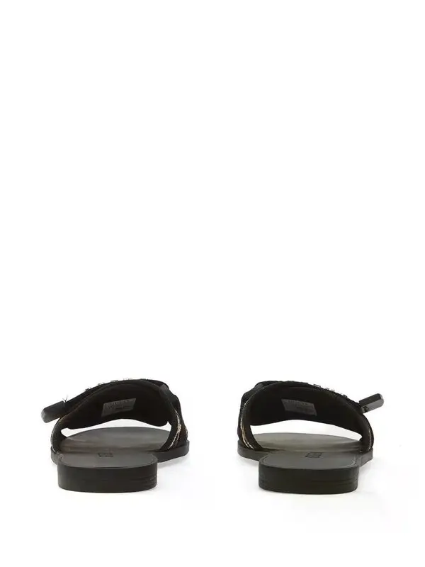 Guess Leopard-print Flat Sandals