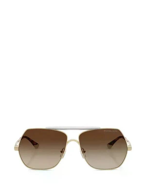 Michael Kors Denver Metal-frame Sunglasses - Gold