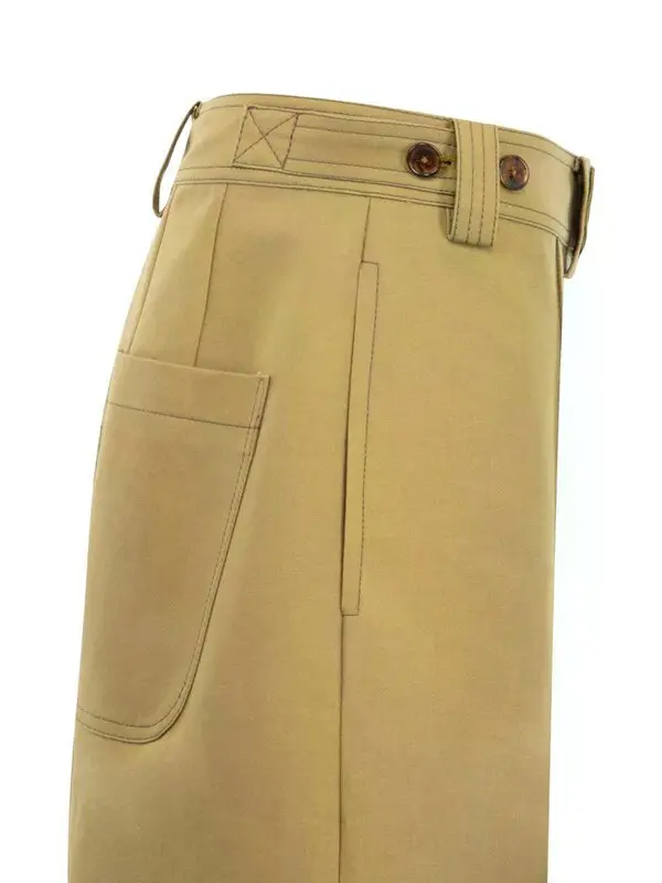 Christopher John Rogers Zip-detail Wide-leg Shorts