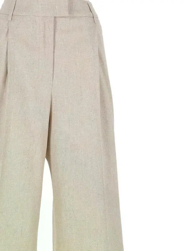 PT TORINO Pleated Wide-leg Trousers