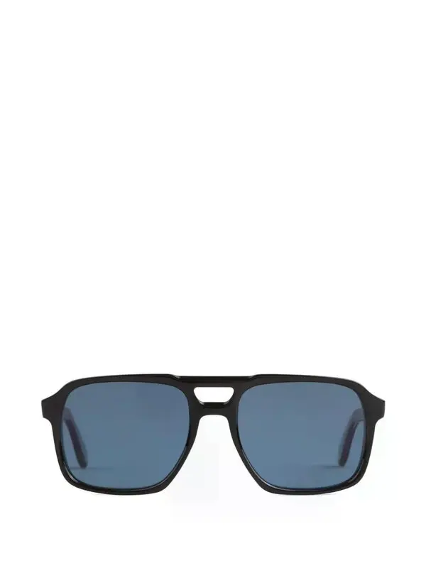 CUTLER & GROSS Double-bridge Square-frame Sunglasses