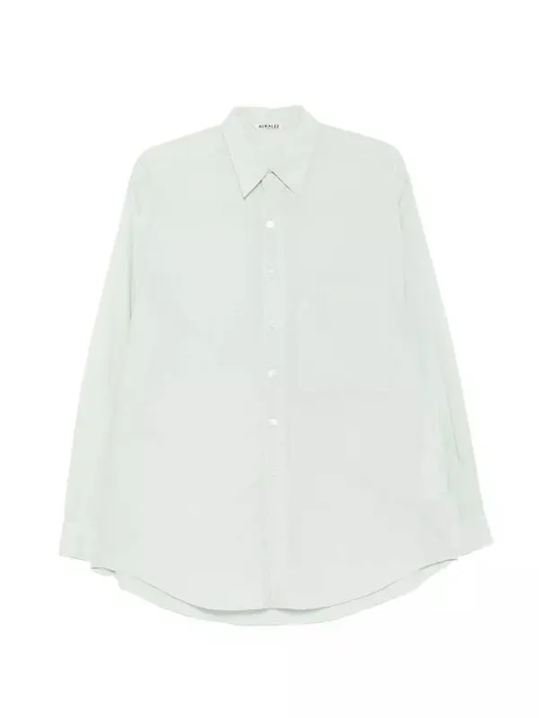 Auralee Chest-pocket Long-sleeve Shirt