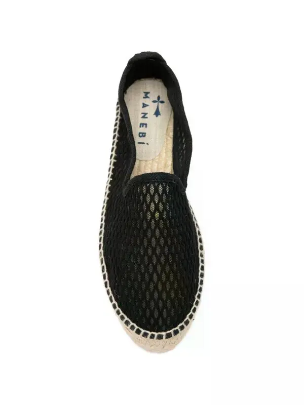 Manebí Mesh-knit Platform Espadrilles