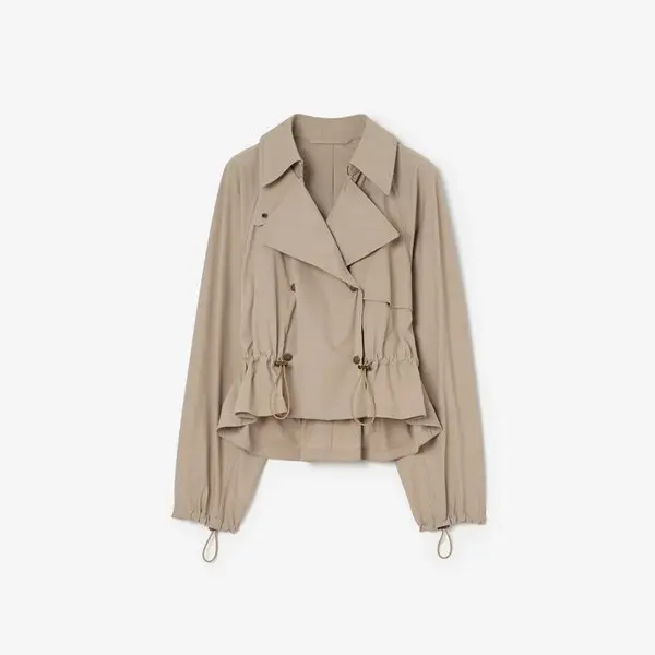 Burberry Double-breasted Hooded Trench Jacket