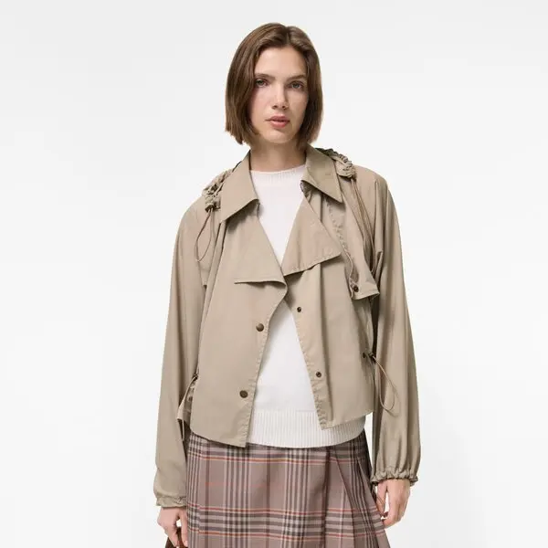 Burberry Double-breasted Hooded Trench Jacket