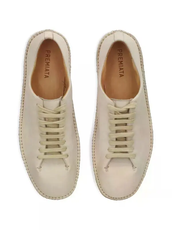 Premiata Lace-up Stitched Sneakers