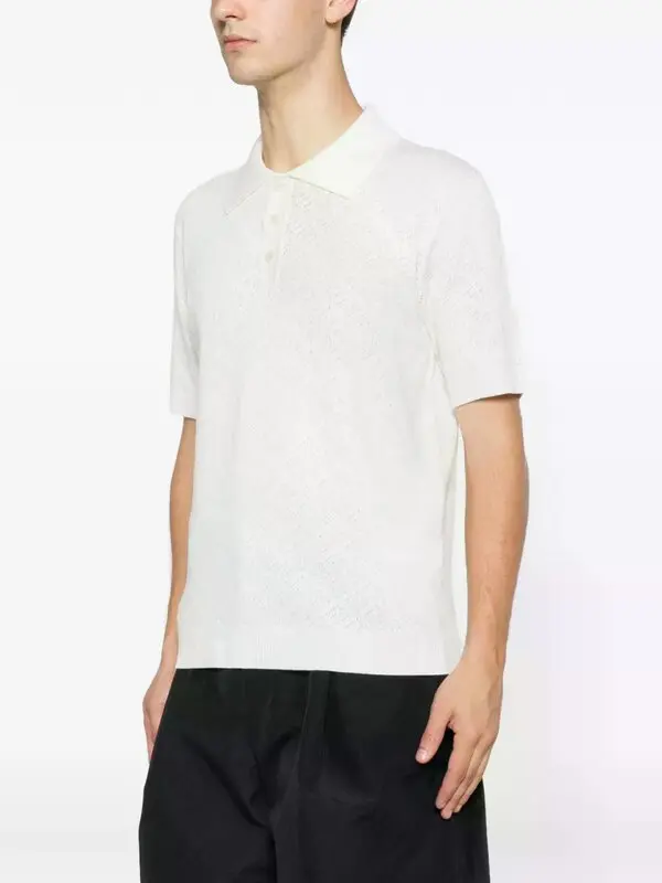 Fendi Crochet Polo Shirt