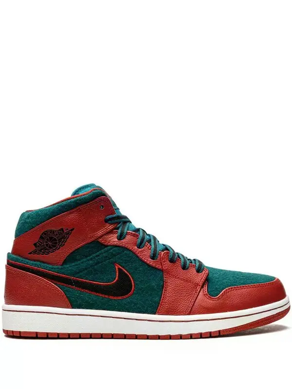 JORDAN 1 Mid Sneakers - Red