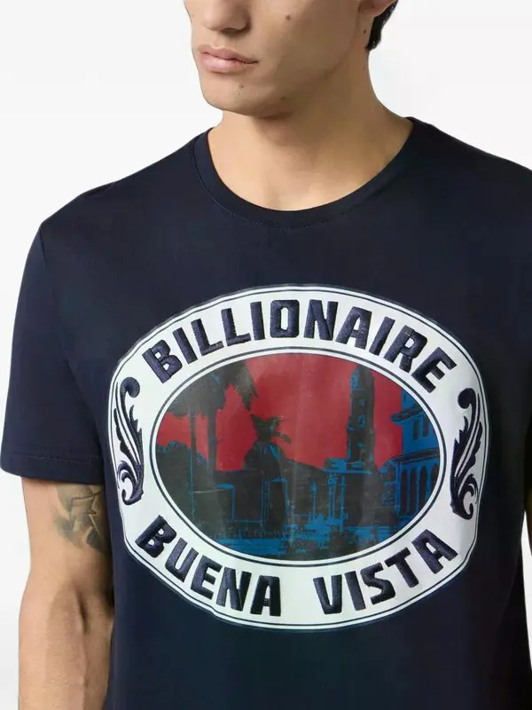 BILLIONAIRE Graphic-print Crew-neck T-shirt