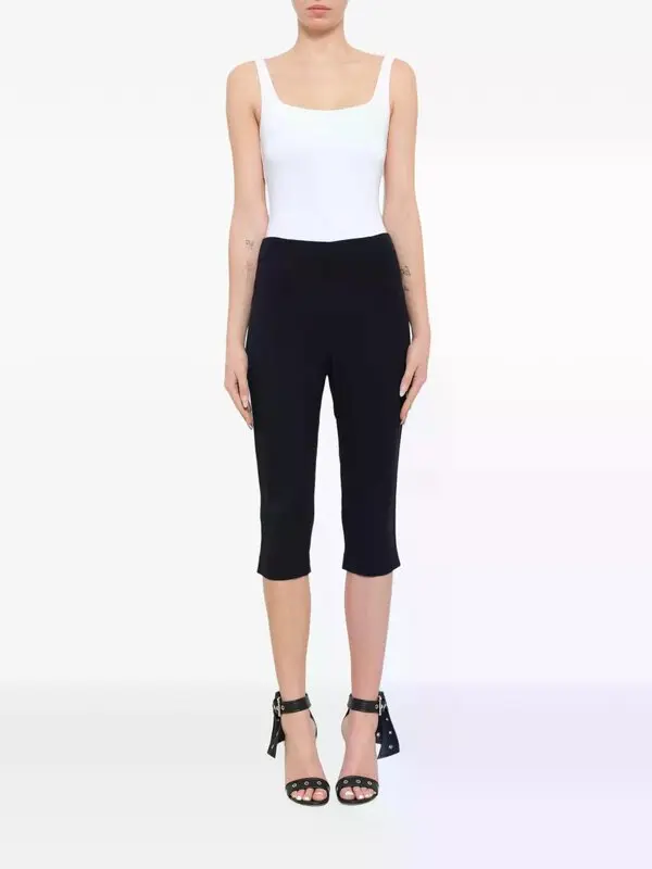 Alexander McQueen Cropped Trousers With Zip Detail
