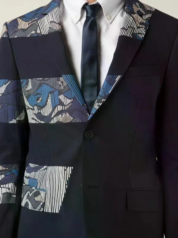 Kenzo Abstract Stripes' Blazer