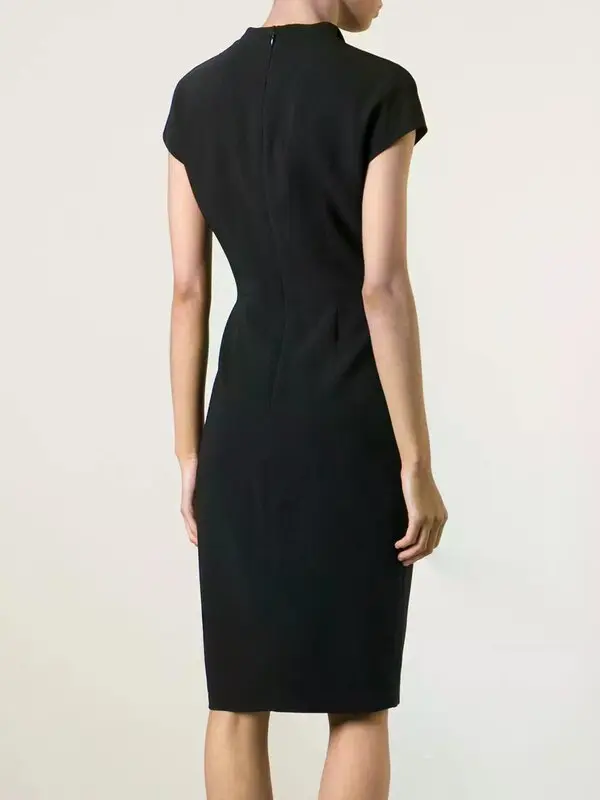 Givenchy Gathered Layered Midi Dress