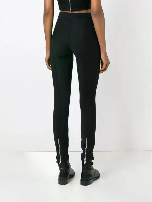 Neil Barrett High Waist Virgin Wool Blend Trousers