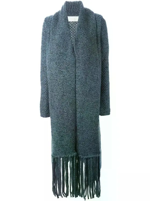 Chloé Fringed Cardigan-coat