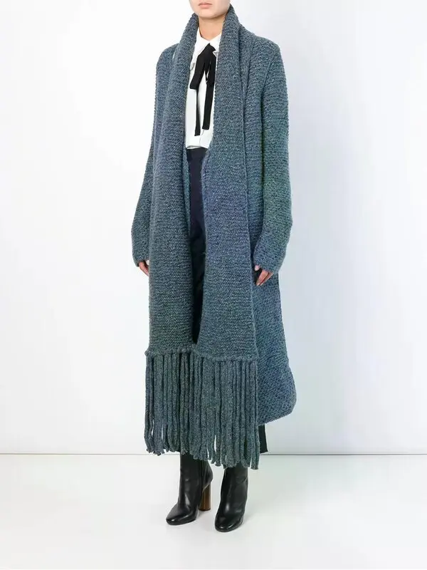 Chloé Fringed Cardigan-coat