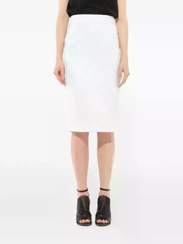 Givenchy Cloqué Pencil Skirt