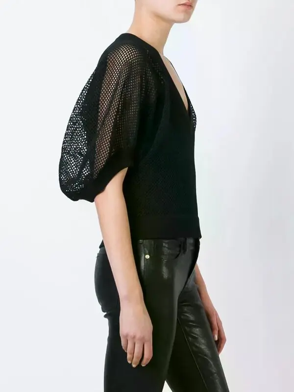 Givenchy Fishnet Sweater