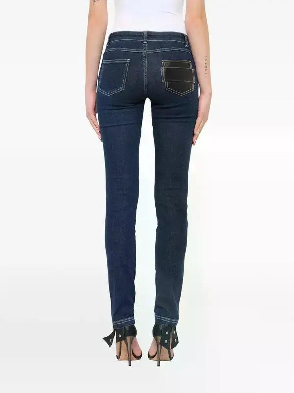 Givenchy Skinny Panelled Jeans - Blue