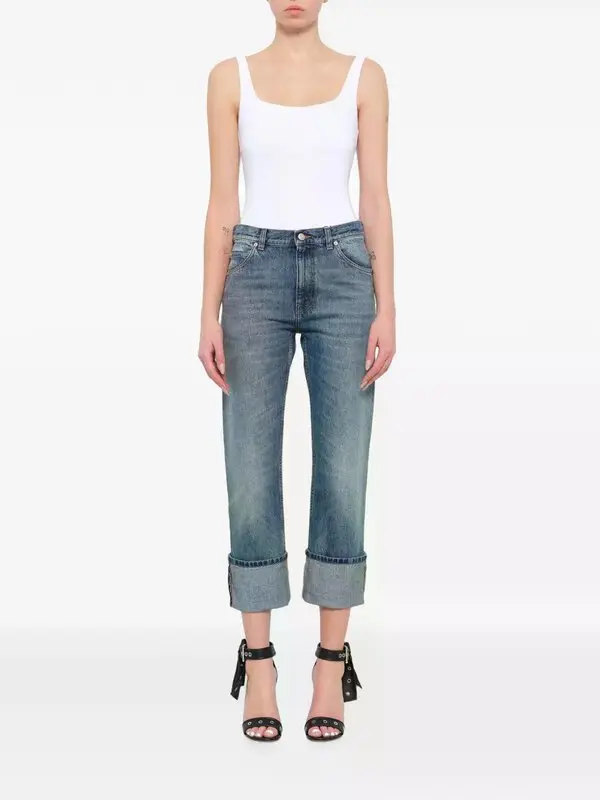 Alexander McQueen Cropped Jeans