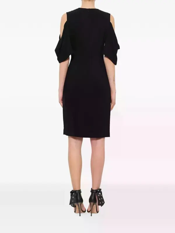 Givenchy Silk Cold Shoulder Dress