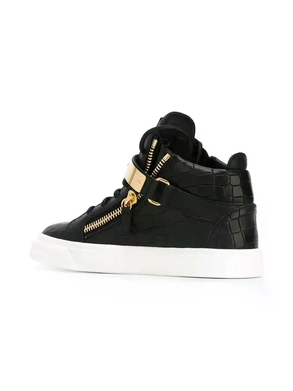 GIUSEPPE ZANOTTI Side Zip High-top Sneakers