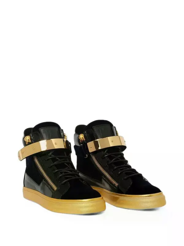 GIUSEPPE ZANOTTI Coby Hi-top Sneakers - Blue