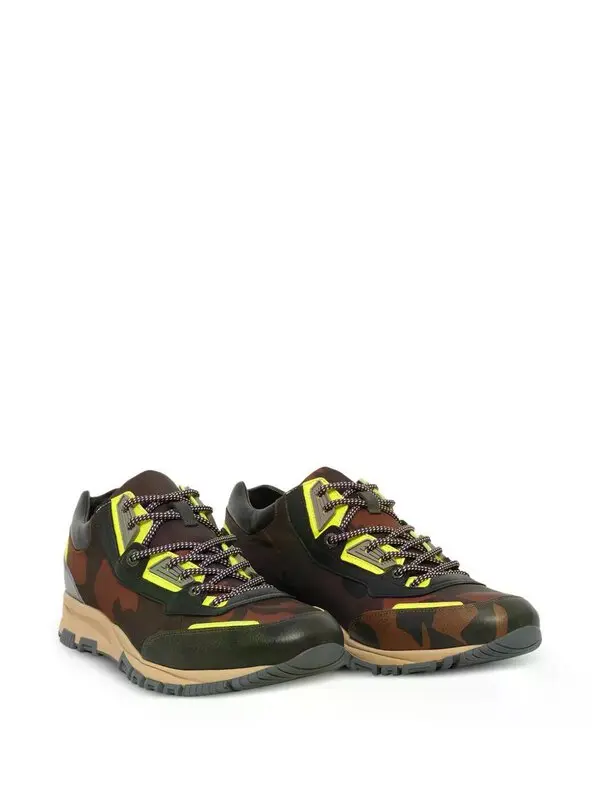 LANVIN Paneled Sneakers - Green