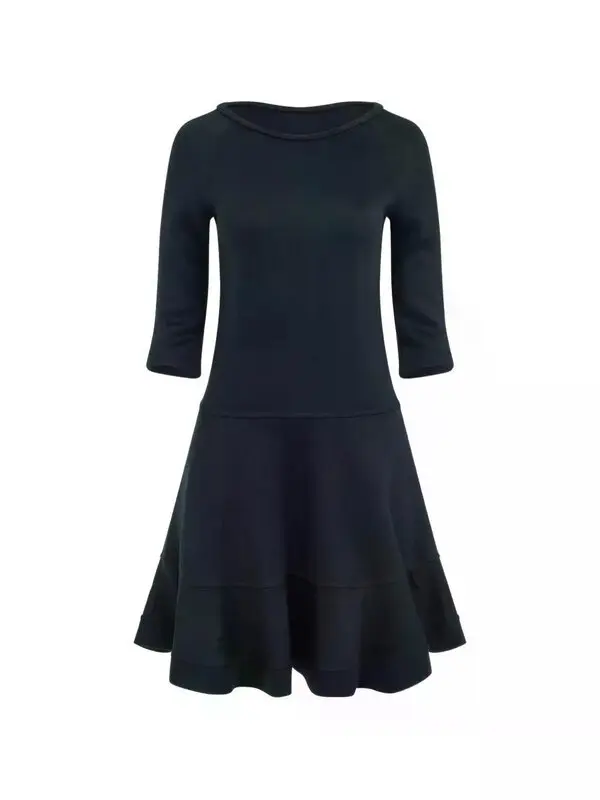 Chloé Fluted-hem Mini Dress - Blue