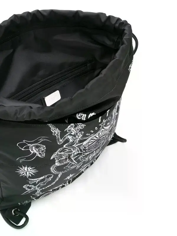 Givenchy Tattoo Print Drawstring Backpack