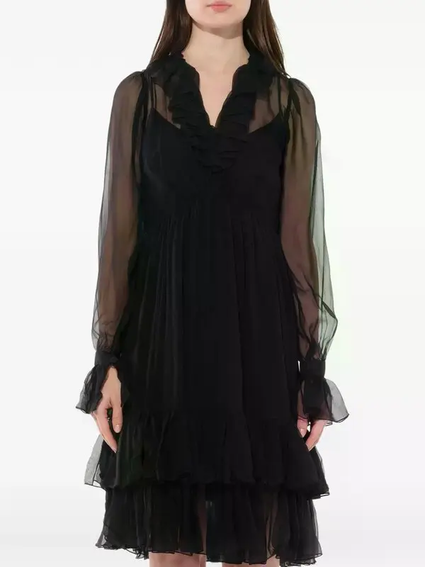 Givenchy Ruffle-trim Midi Dress