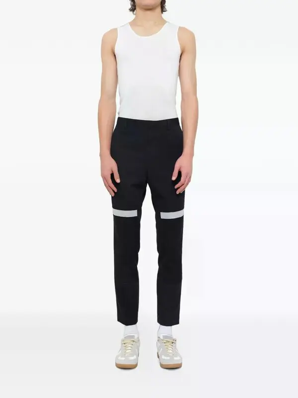 LANVIN Cropped Trousers With Contrasting Bands