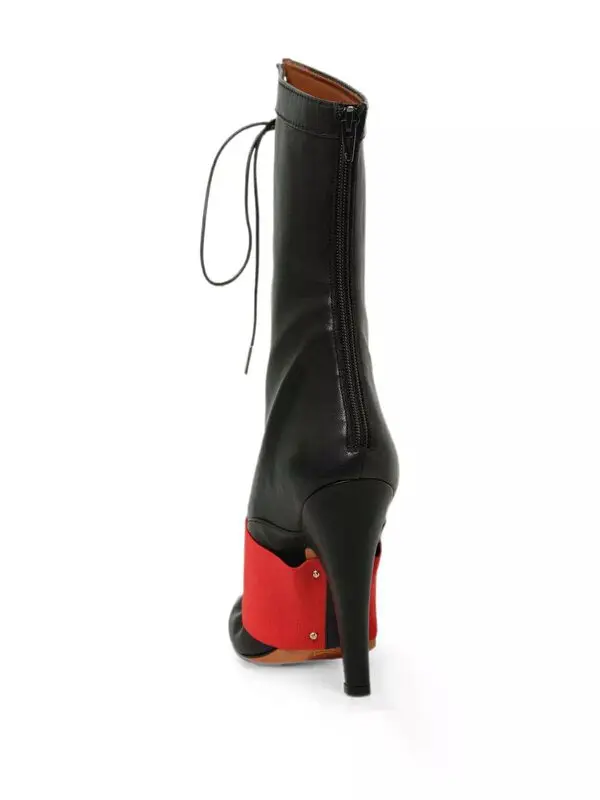 Givenchy Contrast Panel Lace-up Boots
