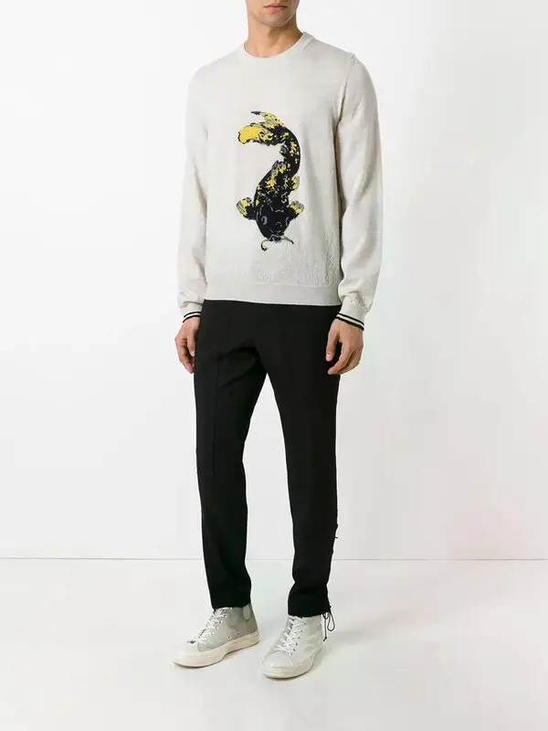 LANVIN Five Pocket Slim Trousers